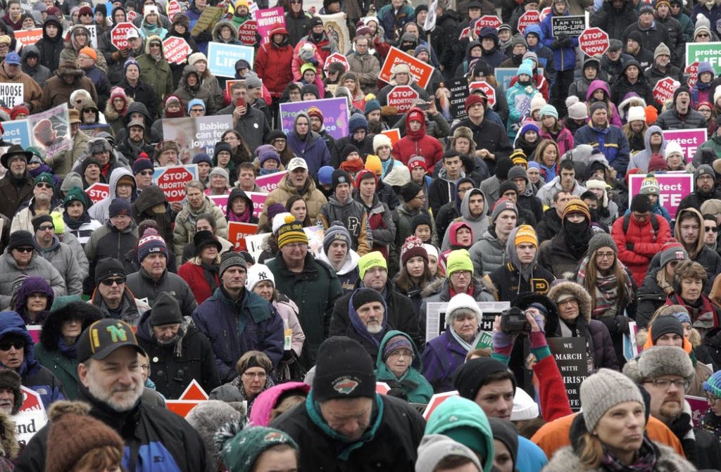 Despite Cold Weather Thousands Show Up For Minnesota March For Life ...