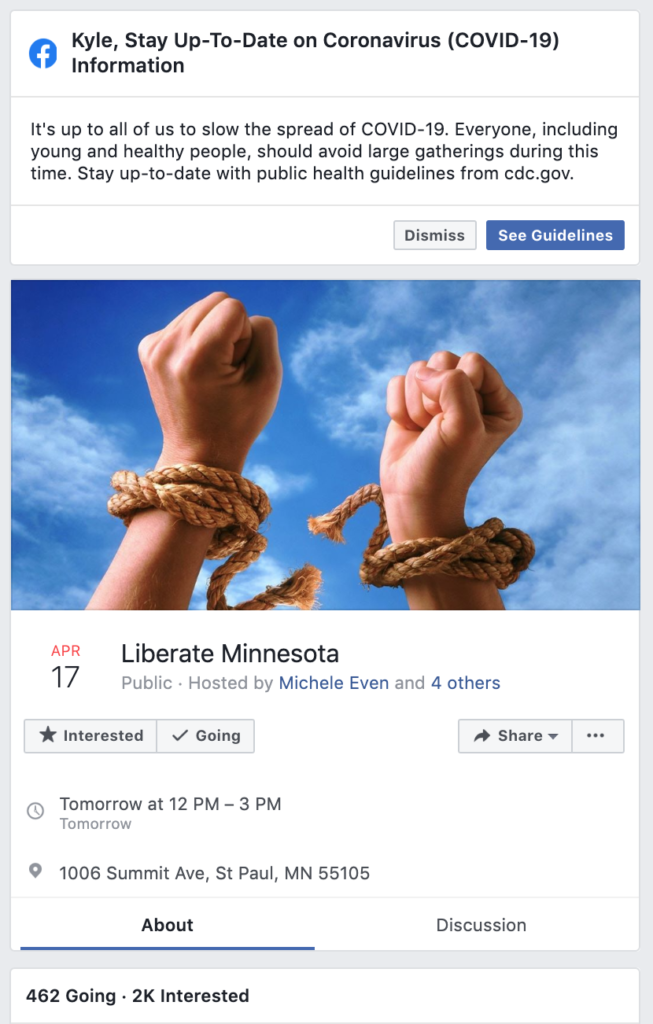 Protest Of Walz's COVID-19 Response Planed For Friday