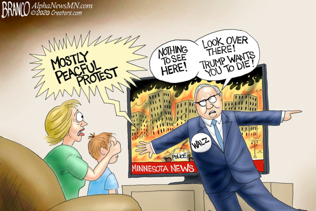 Alpha News cartoon: Fire damage | Alpha News MN