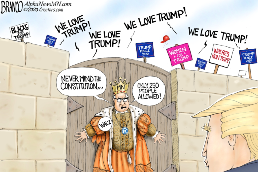 Alpha News cartoon: King Putz | Alpha News MN