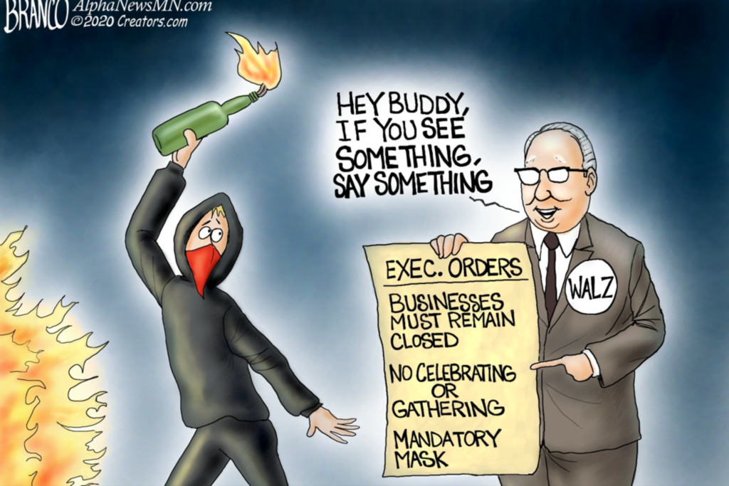 Alpha News cartoon: On the lookout | Alpha News MN