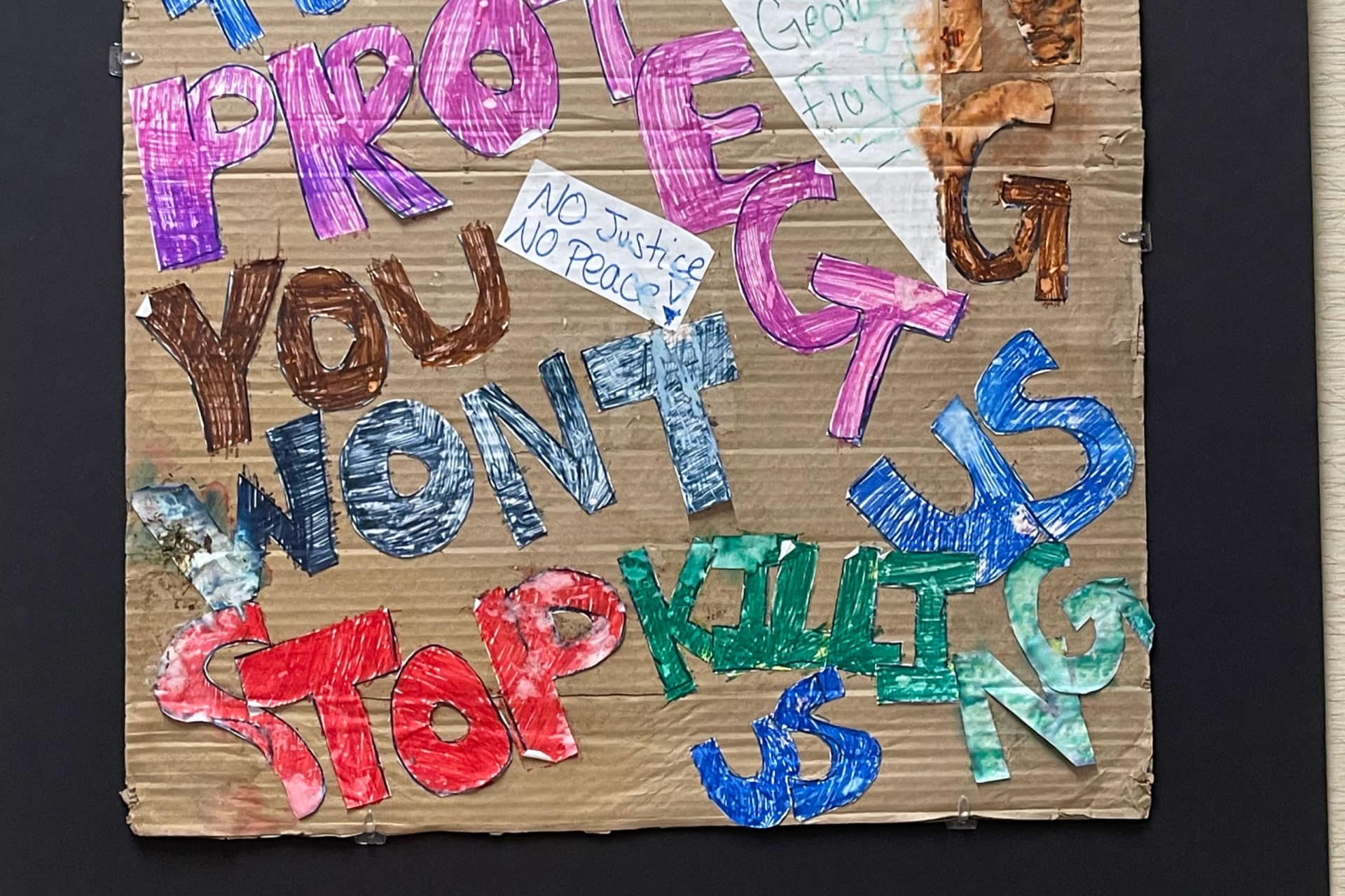 Methodist Hospital says police 'lynched' George Floyd in new art ...