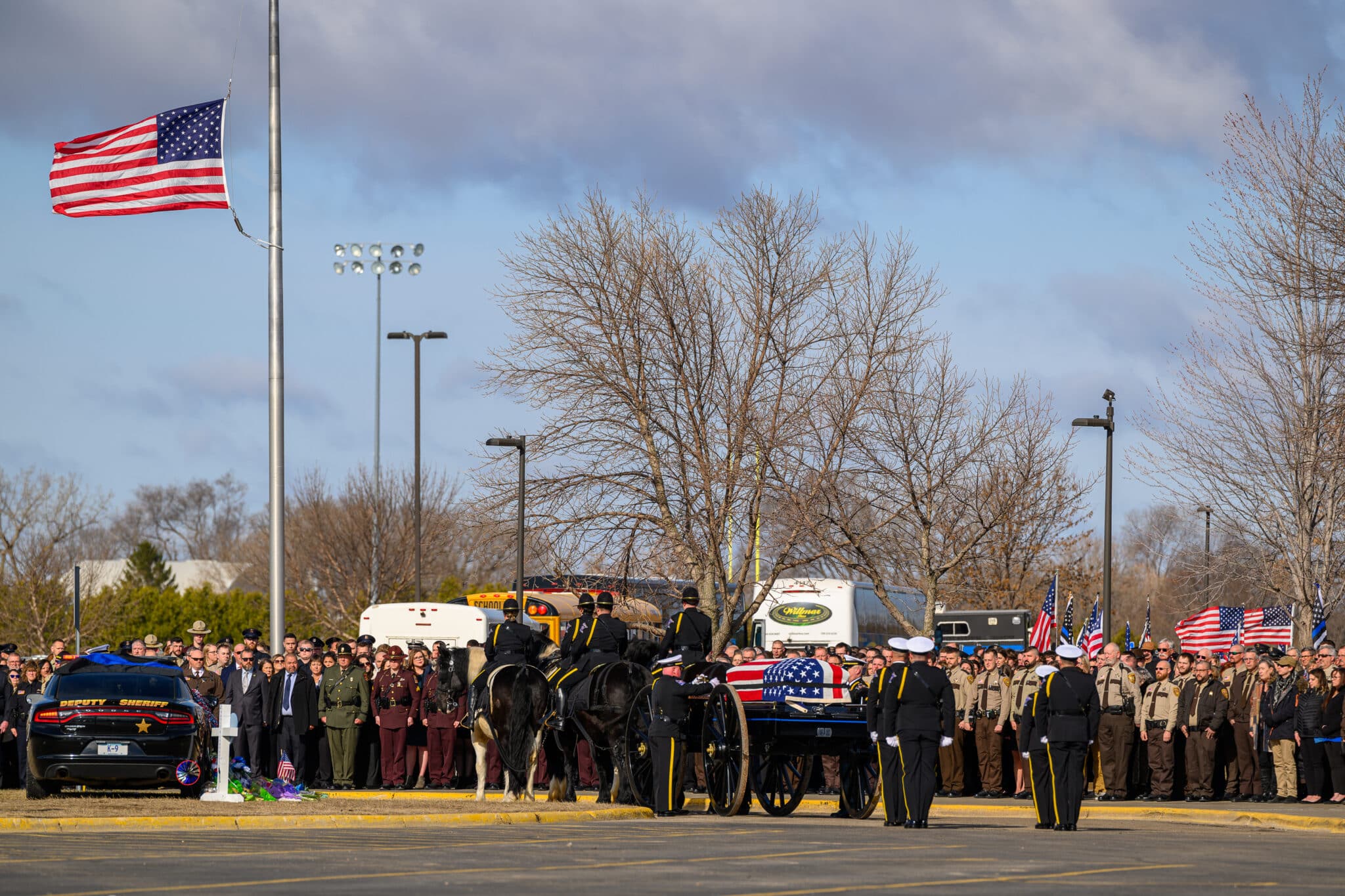 Photos: Thousands gather for Deputy Josh Owen's funeral | Alpha News MN
