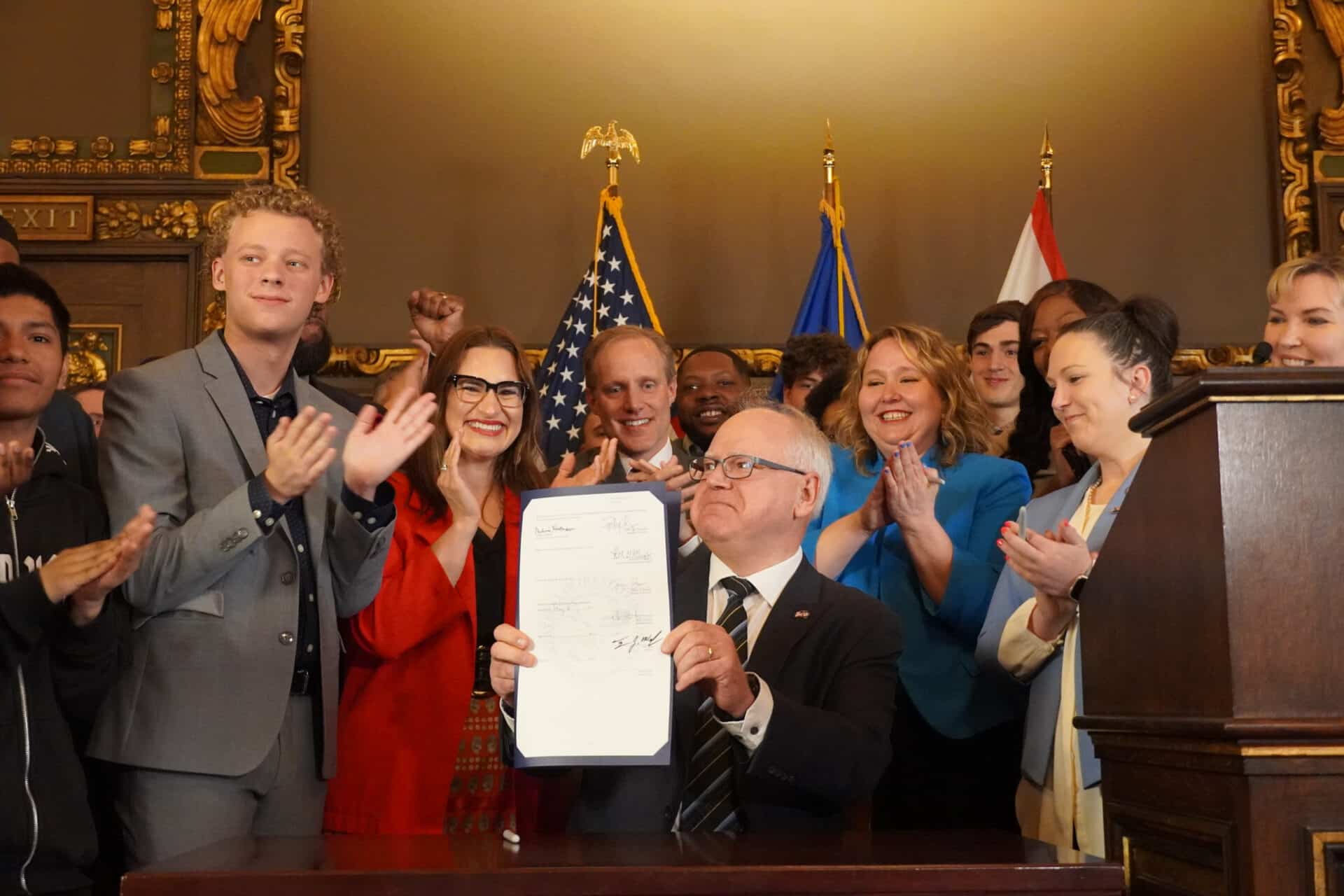 Walz breaks promise, signs partisan elections overhaul package - Alpha ...