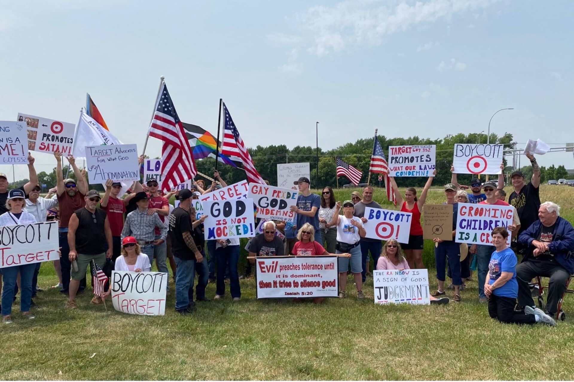Buffalo residents protest Target Pride month displays | Alpha News MN