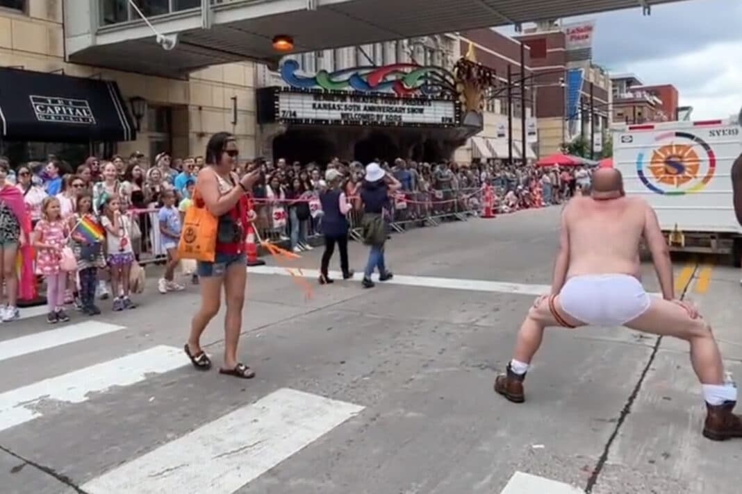 Man twerks nearly naked in front of children at Twin Cities Pride parade | Alpha News MN
