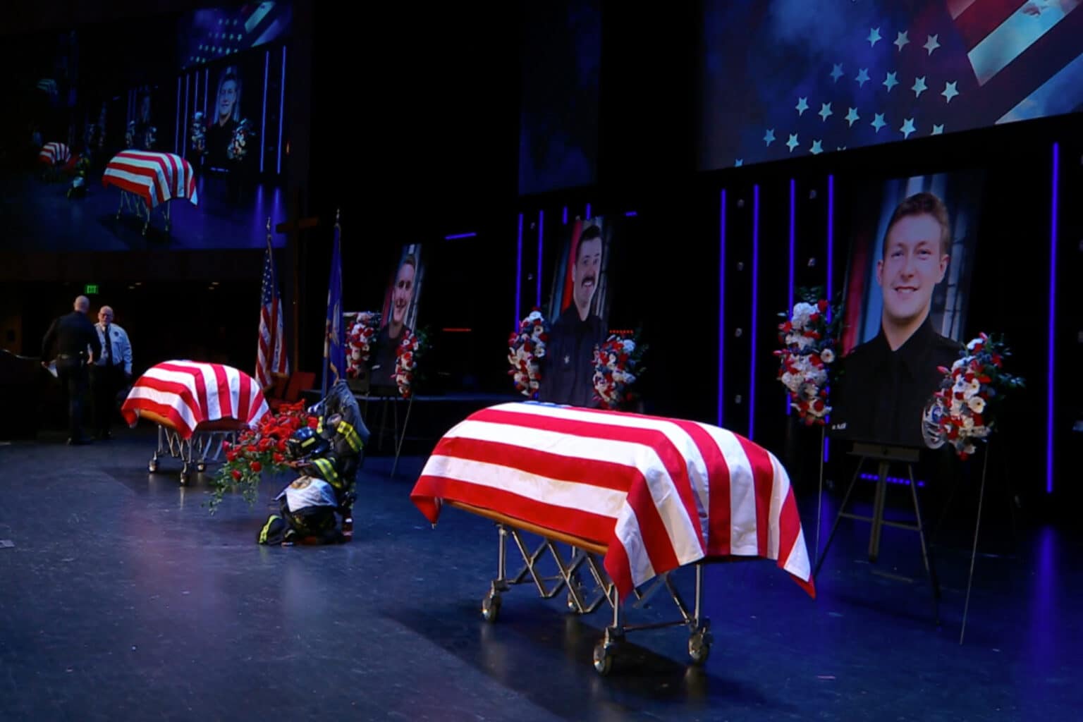 Thousands gather to honor fallen Burnsville officers and fire medic ...