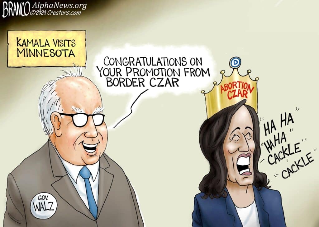 Alpha News cartoon: Moving up | Alpha News MN