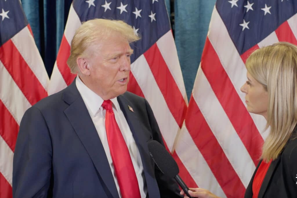 EXCLUSIVE: Trump talks to Alpha News ahead of St. Cloud, Minnesota ...