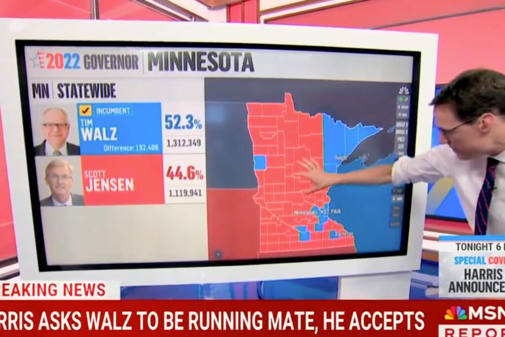 MSNBC data guru delivers brutal reality check to Dems after Walz pick ...