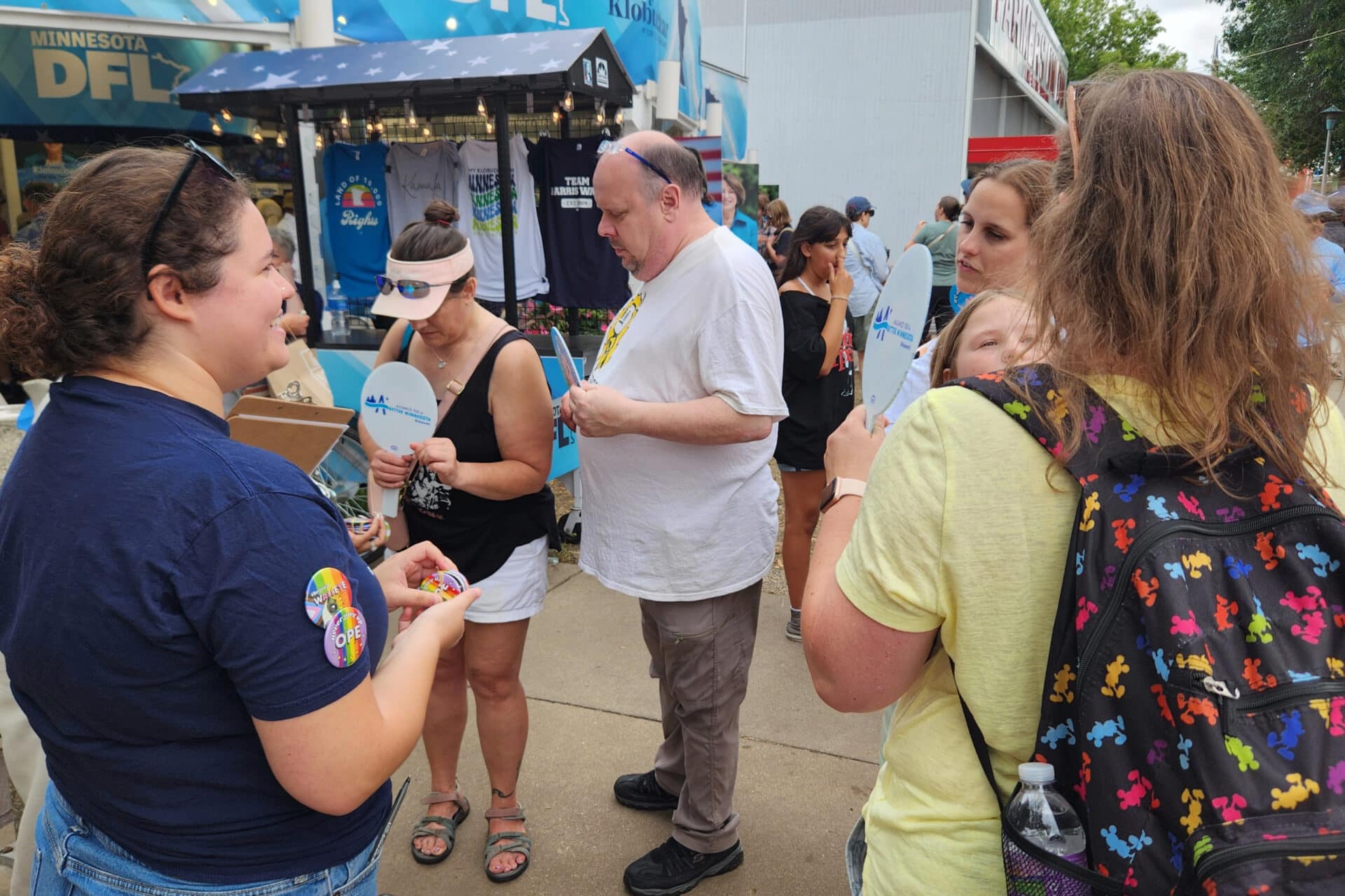 'Never Walz' booth draws crowds as state fair political scene turns ...