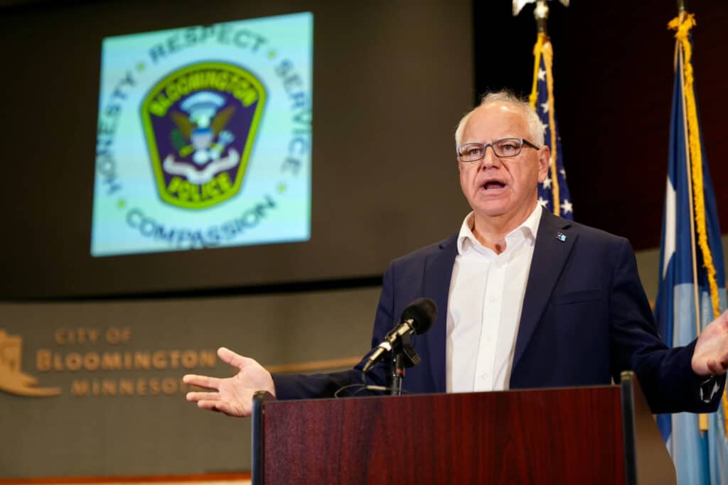 Walz-led group accused of acting as illegal pass through for donations ...