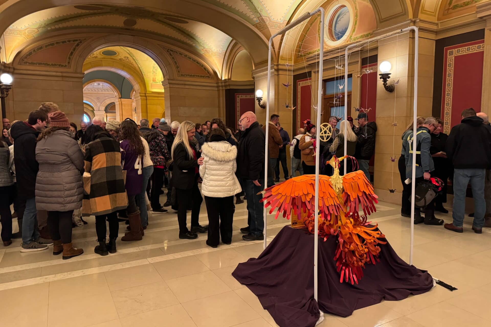 Satanist display draws lawmakers and public to protest inside State Capitol