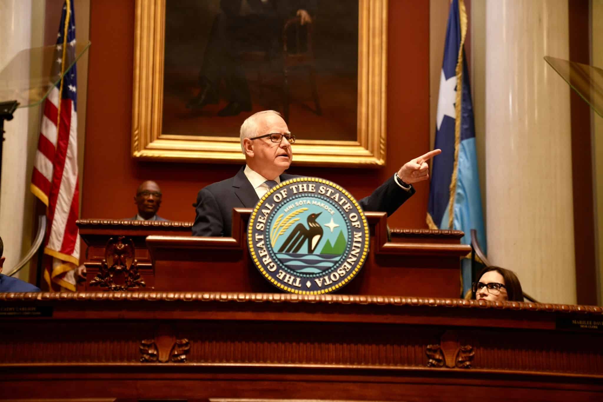 White House rebukes 'Jazz Hands' Walz after State of the State address ...