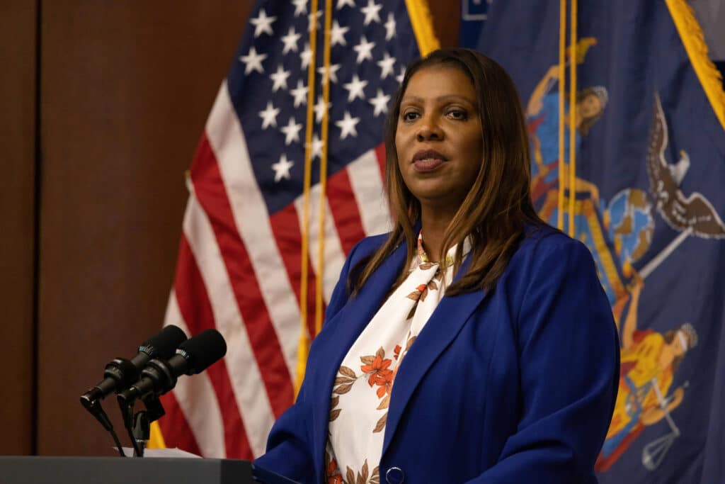 New York Attorney General Letitia James referred to DOJ for potential ...