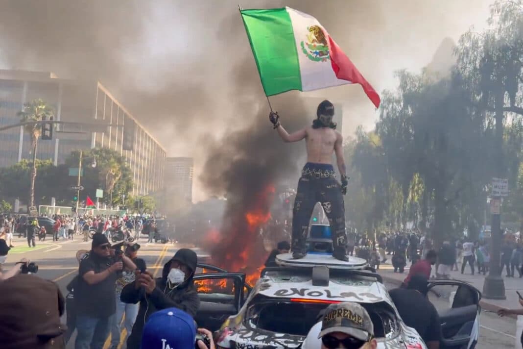 Legacy media deems LA ICE riots merely 'protests' as rioters take torch ...