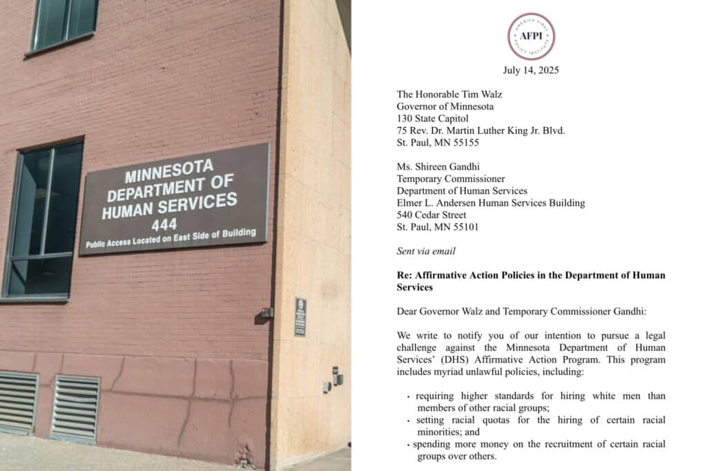 Group threatens legal action against Minnesota's affirmative action ...