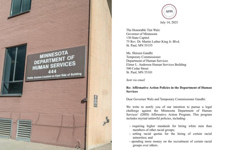 Group threatens legal action against Minnesota's affirmative action ...