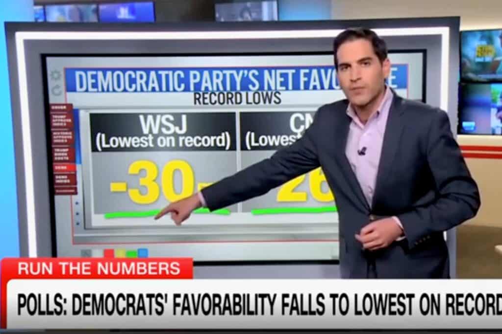 Democrats face 'lowest' favorability ratings 'on record,' says CNN's ...