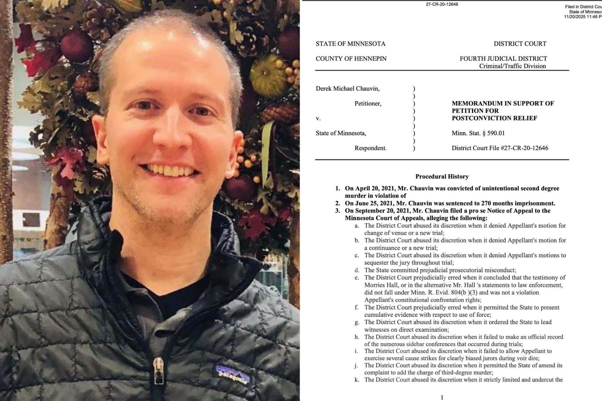 Derek Chauvin's attorney files new petition, says prosecution 'can only ...
