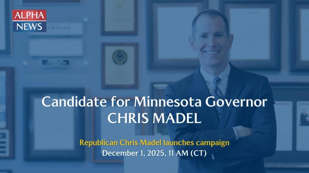 LIVE: Chris Madel announces campaign for governor - Alpha News MN