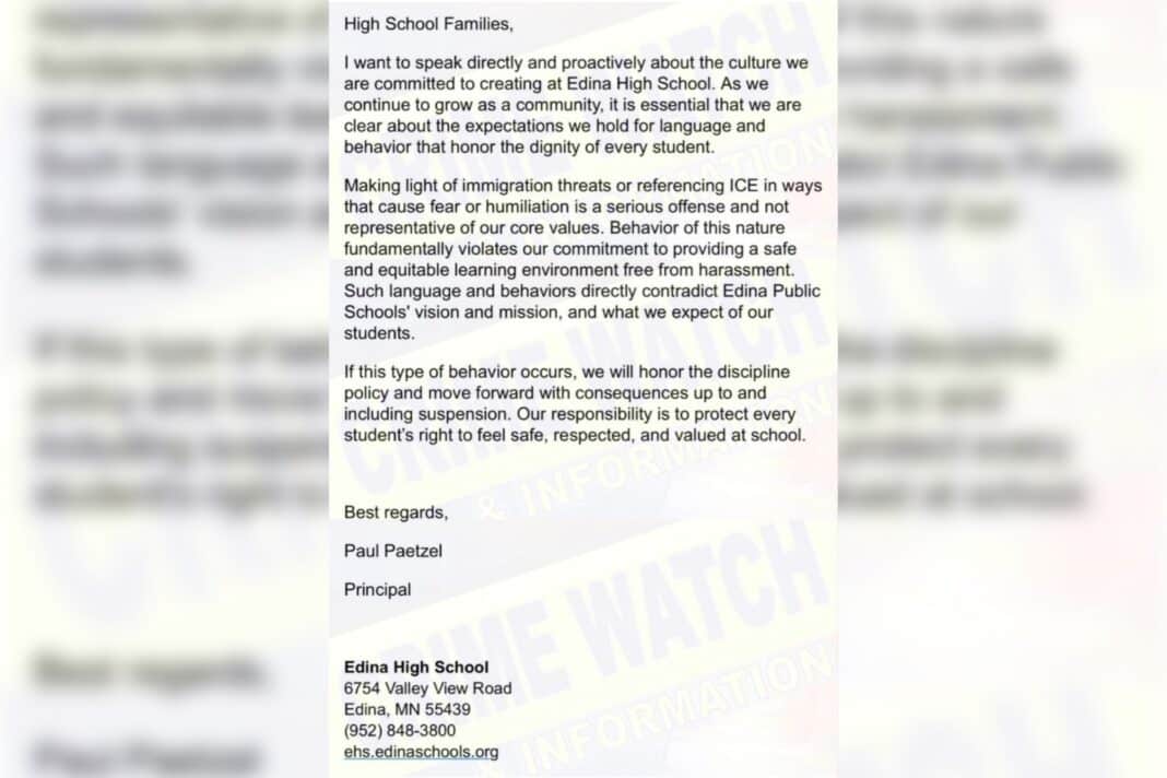 Edina principal threatens suspension for students who 'make light of ...