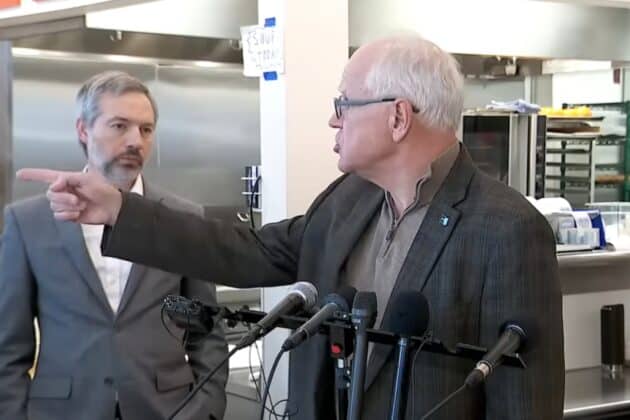 Tim Walz lashes out at reporter who points out he 'erroneously' claimed ...
