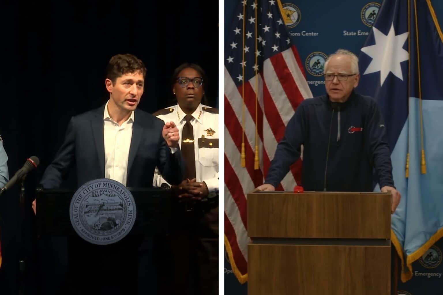 'To ICE, get the f--k out of Minneapolis': Walz, Frey face backlash for ...
