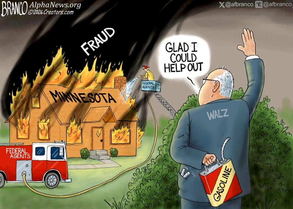 Alpha News cartoon: Reign of fire | Alpha News MN