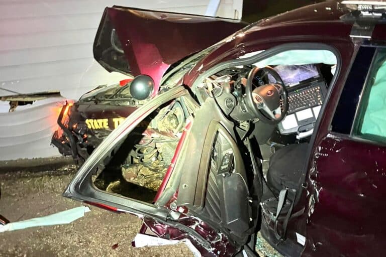 State trooper and suspects injured in stolen vehicle T-bone crash ...
